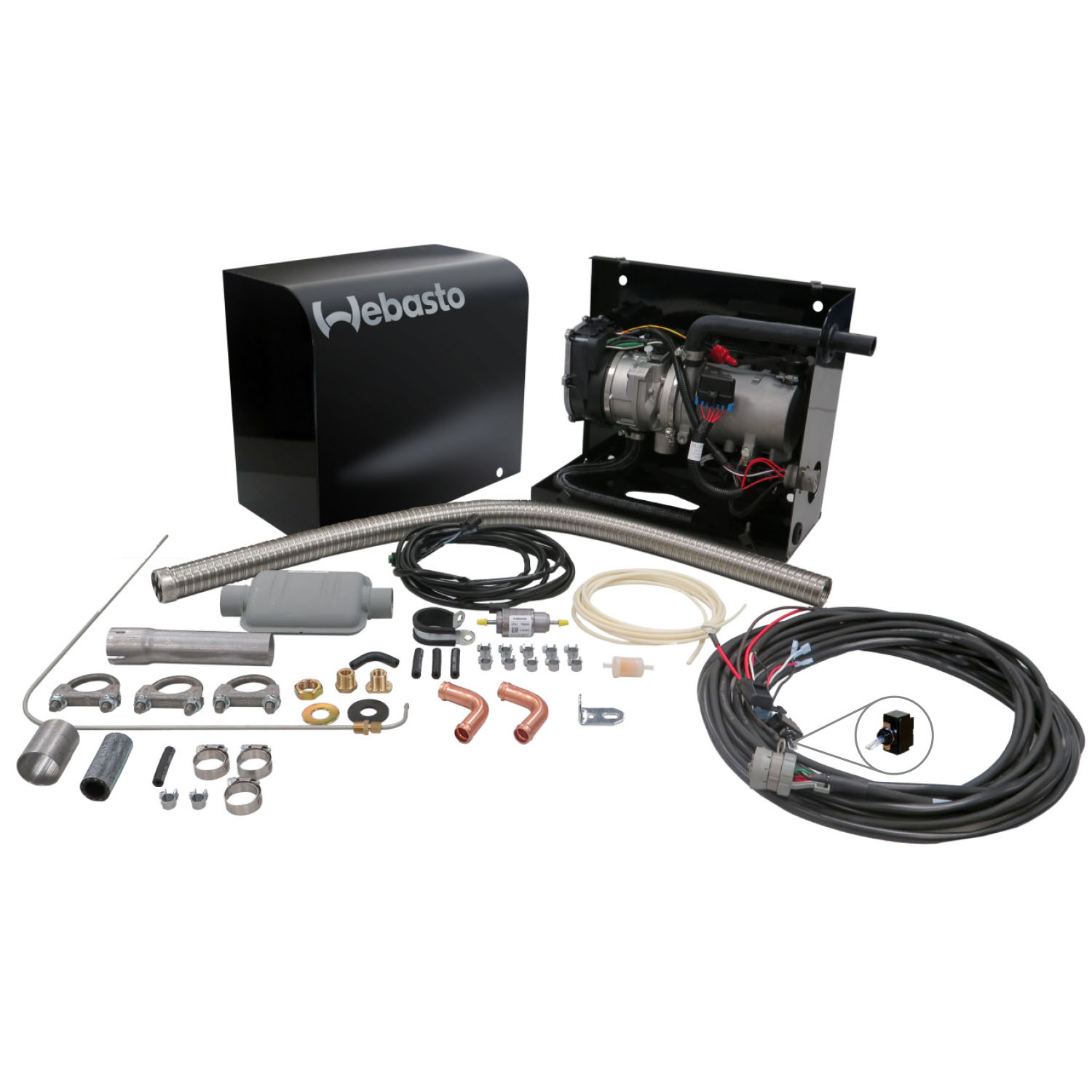 Webasto Thermo Pro 90 Diesel Heater Kit with Enclosure Box - 5010873A - Shop Cummins